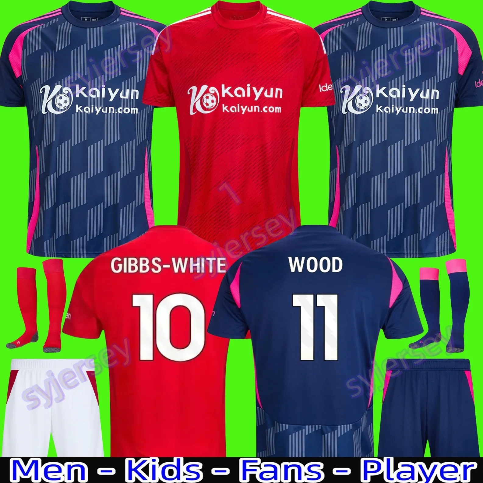 Forest Forest Soccer Kits 2021 2025 Featuring AWONIYI, GIBBS, WHITE ...