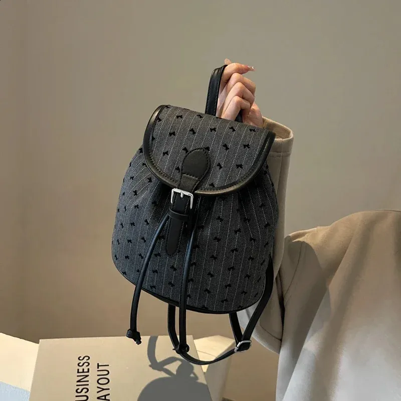 Mini Plaid Backpack: Cute Y2K Style, Retro Oxford Shoulder Bag - Shop ...