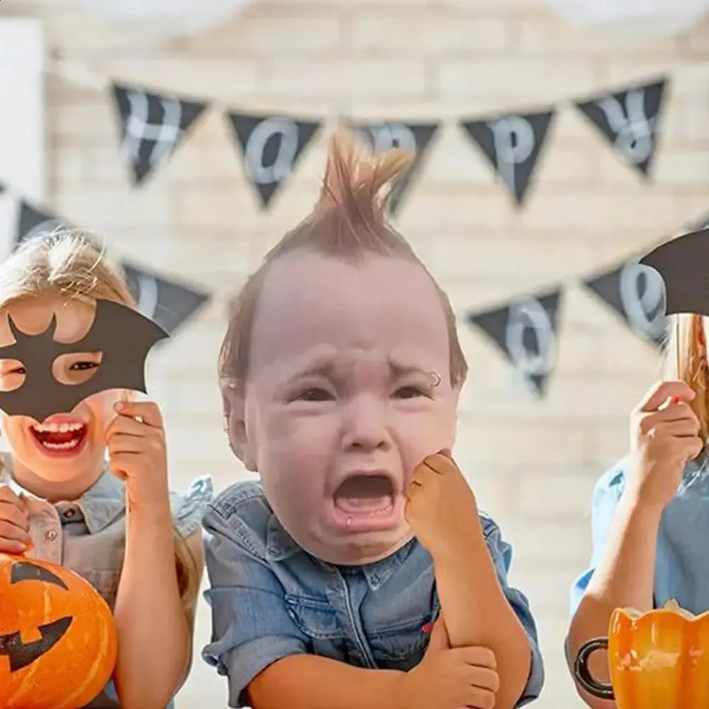 Crying Baby Mask: Latex Punk Mask For Halloween Party Role Playing ...