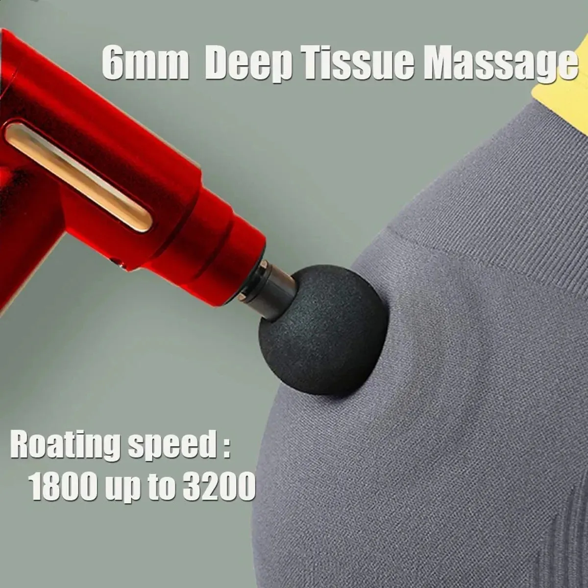 Body Massager Gun: Portable Electric Deep Tissue Percussion Massager ...