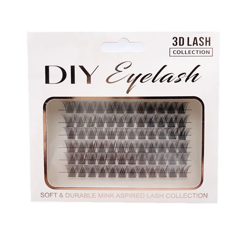 48 Styles DIY Cluster Eyelash Extension Individual Lashes Large ...