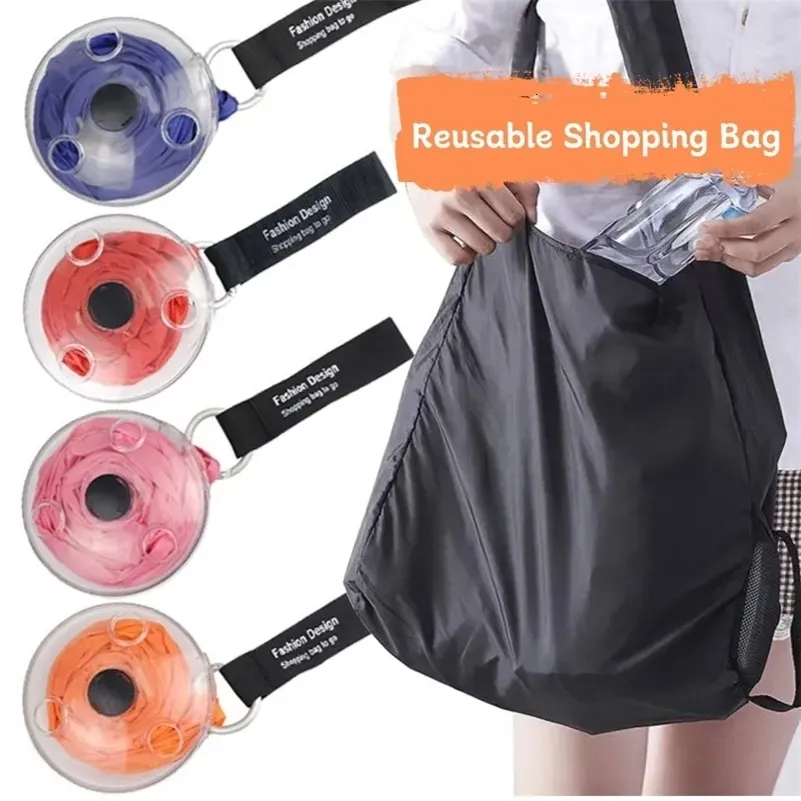 Foldable Reusable Supermarket Shopping Bag - Eco-Friendly, Portable ...