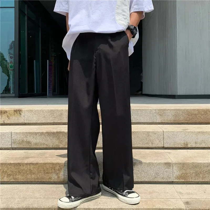Loose Fit Draped Trousers: Korean Fashion, Harajuku Style. Shop Trendy ...