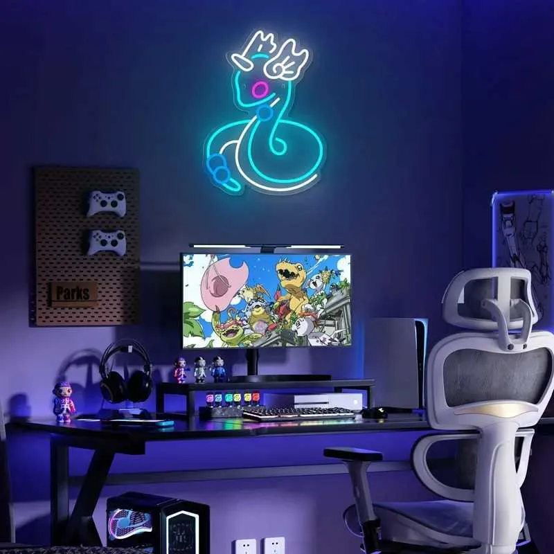 Dragonite LED Neon Lighted Sign Acrylic Anime Neon Sign USB For Home ...