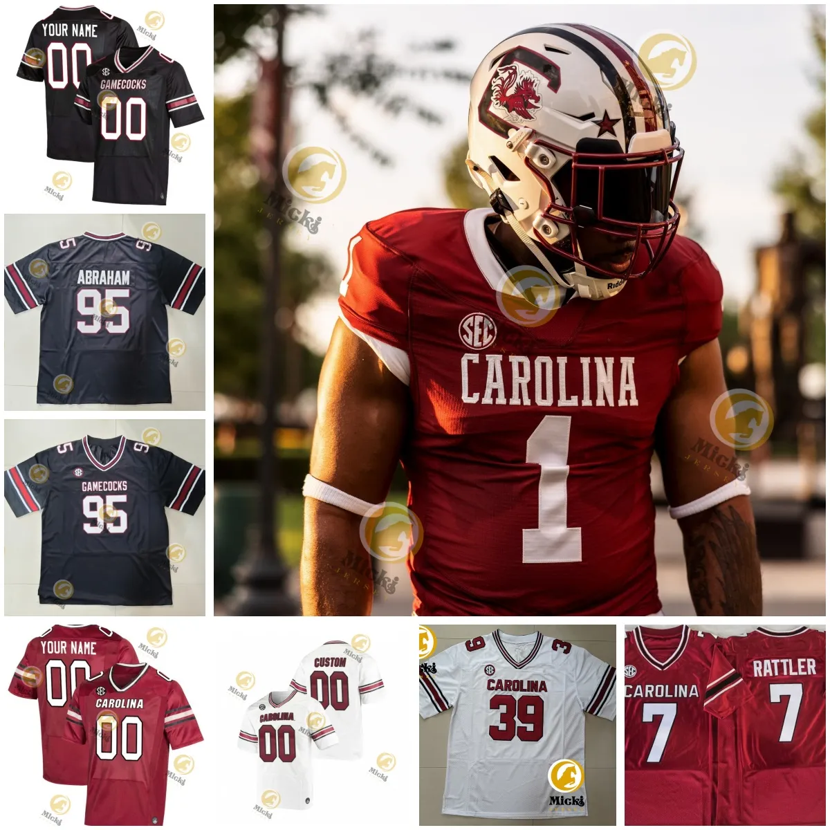 Raheim Sanders South Carolina Football Jersey Tree Babalade Fred ...
