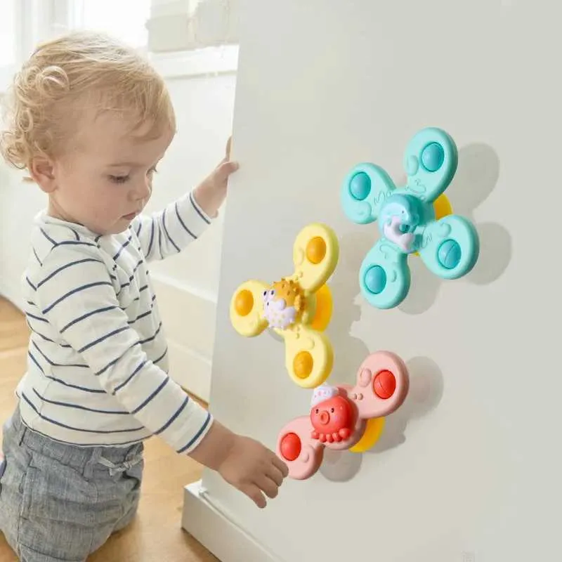 Funny Spinning Suction Bath Toys - Set! Fun Educational Rattles, Best ...