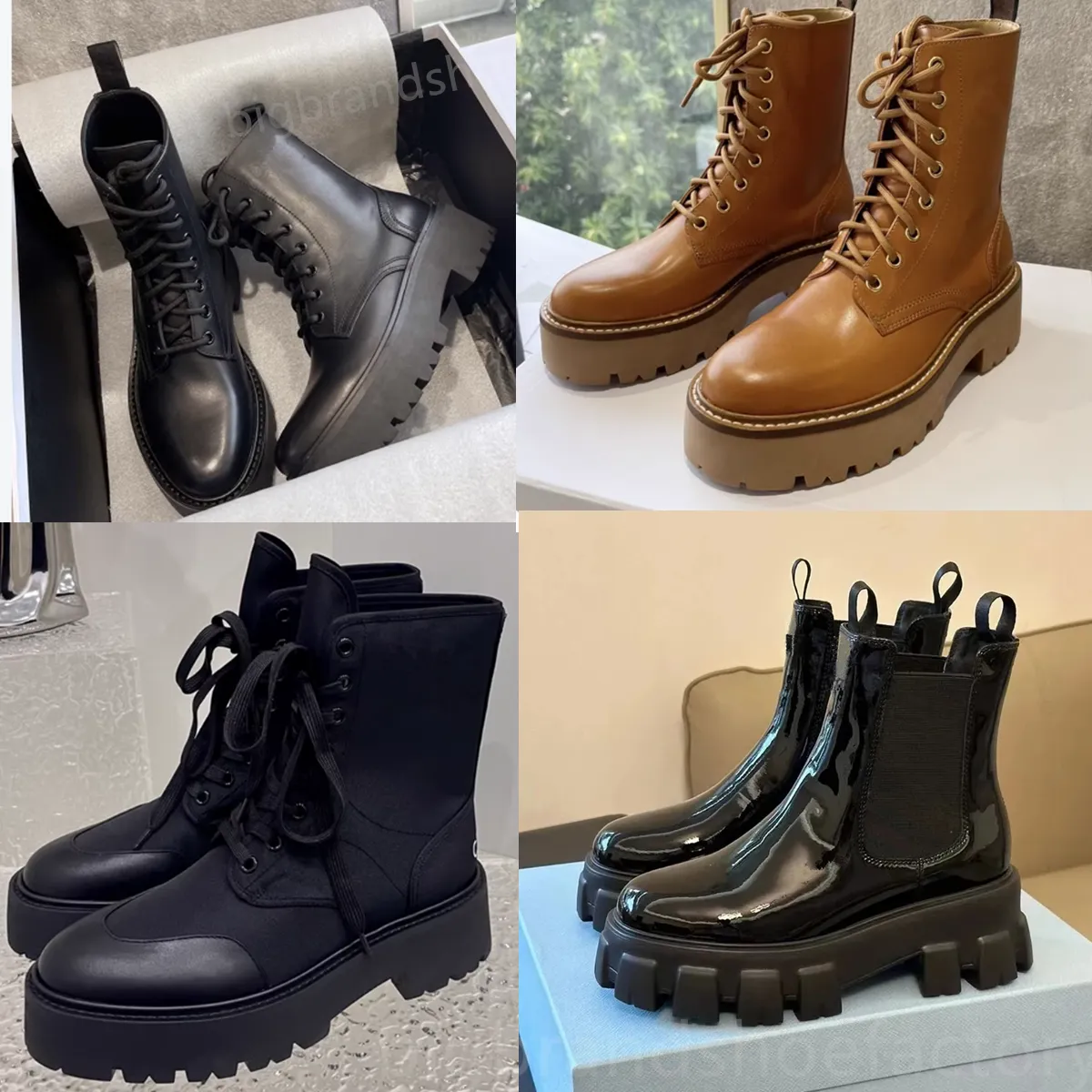 New Boots Genuine Leather Ankle Martin Boots Casual... From Factory ...