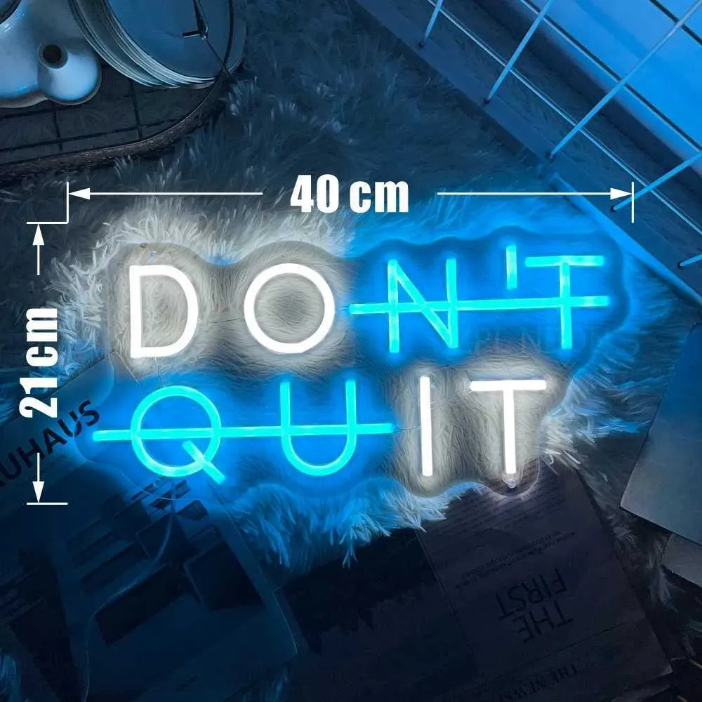 Neon Sign Wall Art Motivational LED Sign, Inspirational Quote Light For ...