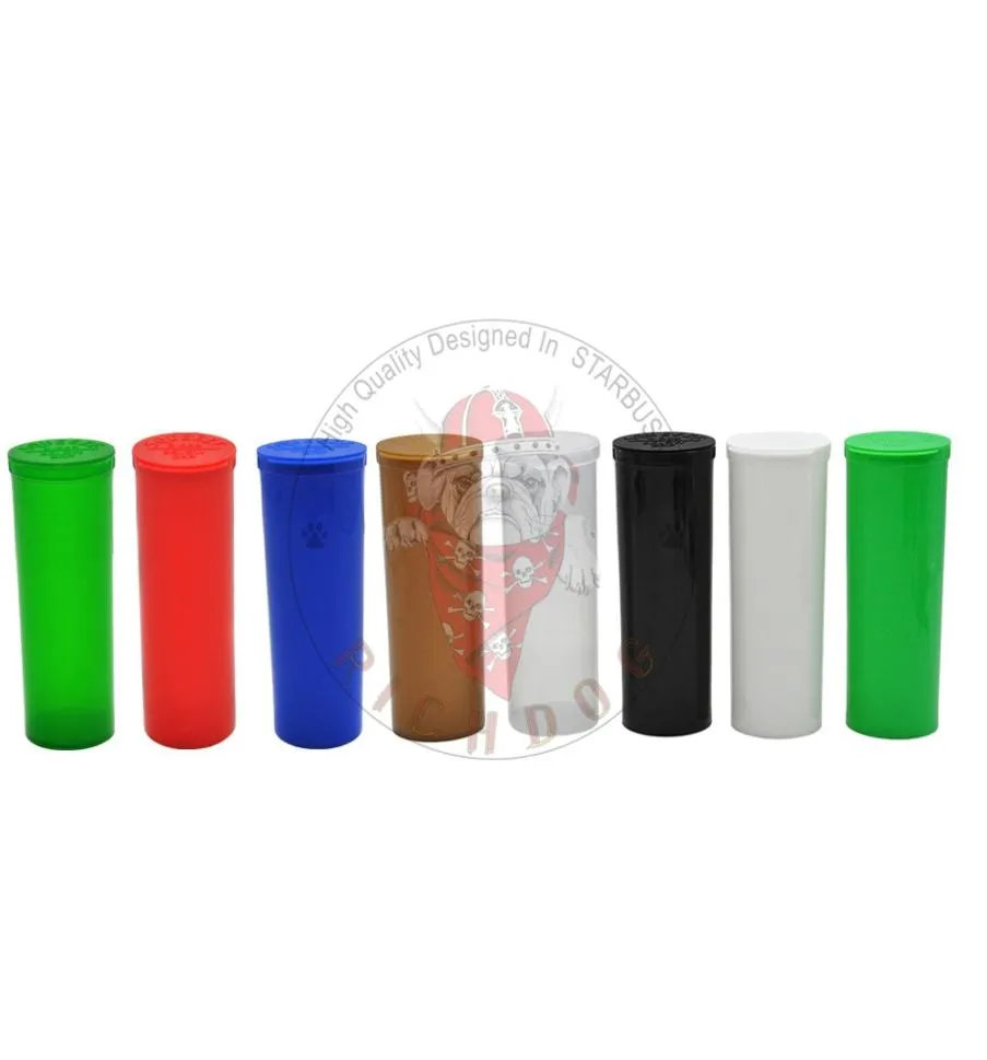 60 Dram Acrylic Squeeze Pop Top Vial Herb Box Waterproof Stash Jar Pill ...