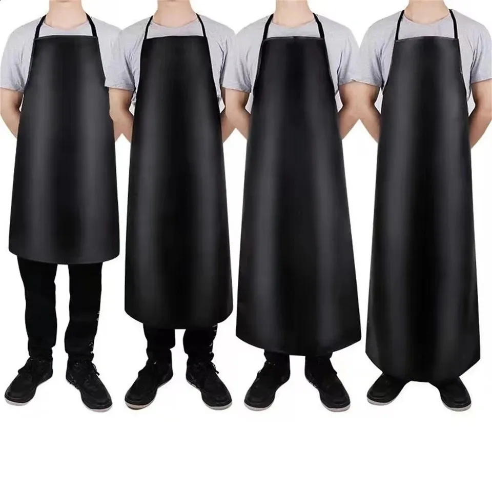 Waterproof PVC Leather Apron - Welding, Electric Work & Carpentry ...