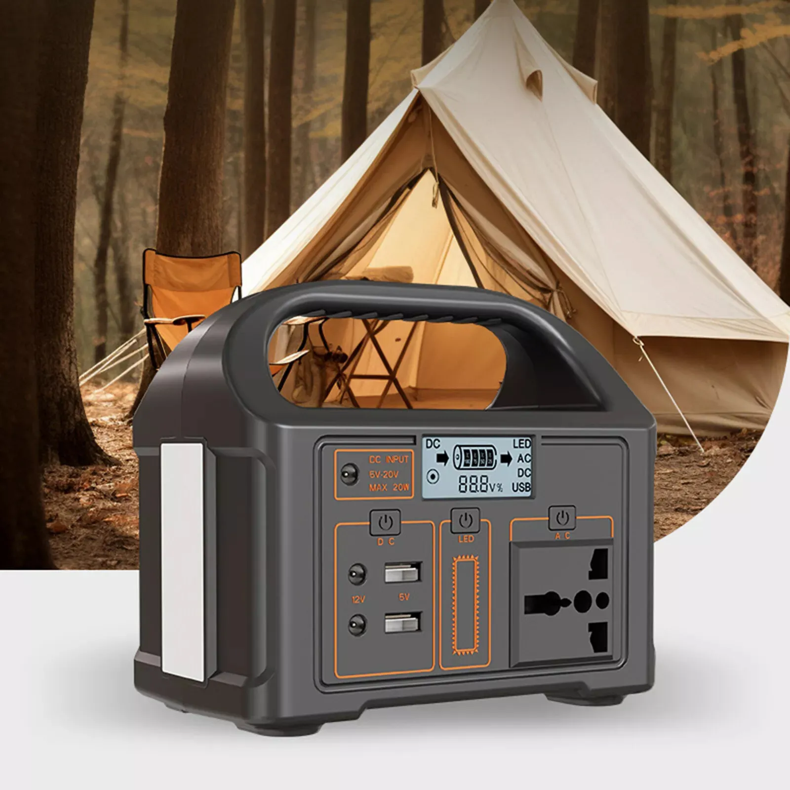 DHgate.com:Portable Power Station: 110/220V, 100W Solar Generator for ...