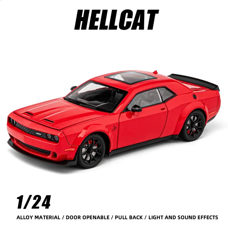 Diecast Hellcat Widebody Muscle Car Toy Cars With Fast Fast Furious ...