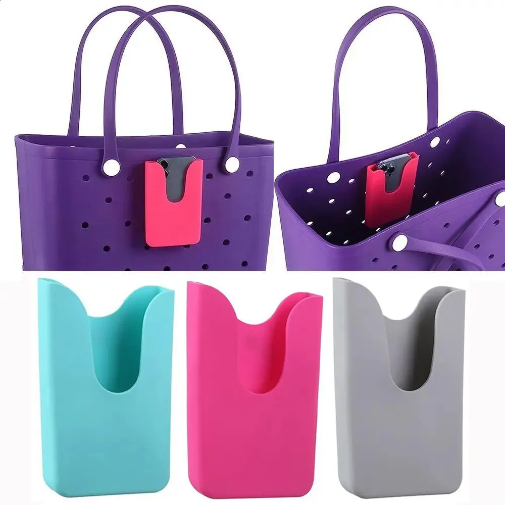 Portable Rubber Phone Holder Charm Accessories Compatible With Borg Bag ...