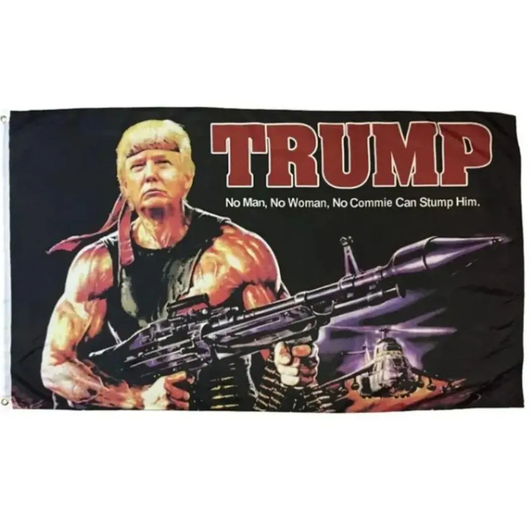 Banner Flags Trump Flag 3X5Ft Wholesale Donald Train Rambo Tank Re ...