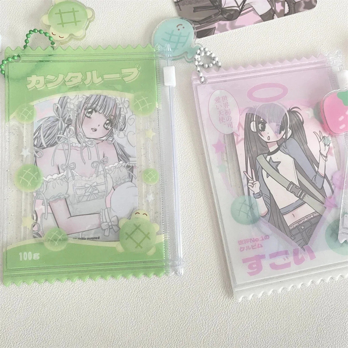 Cute Transparent Card Protector: Shiny Candy Bag Style - Shop Now! from ...