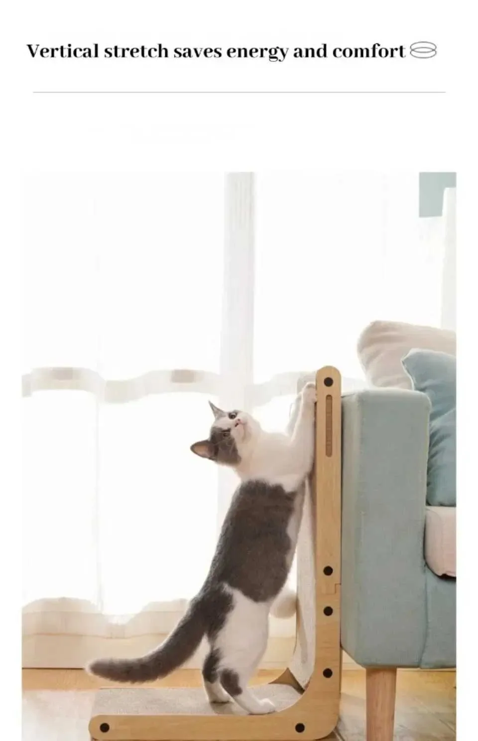 Durable L-Shaped Cat Scratcher: Protect Your Furniture! Pet Scratch ...