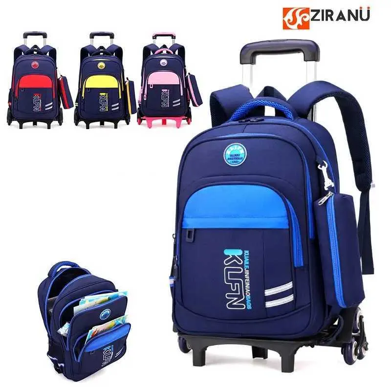 School Rolling Backpack For Boys School Wheeled Bags Boys Rolling ...