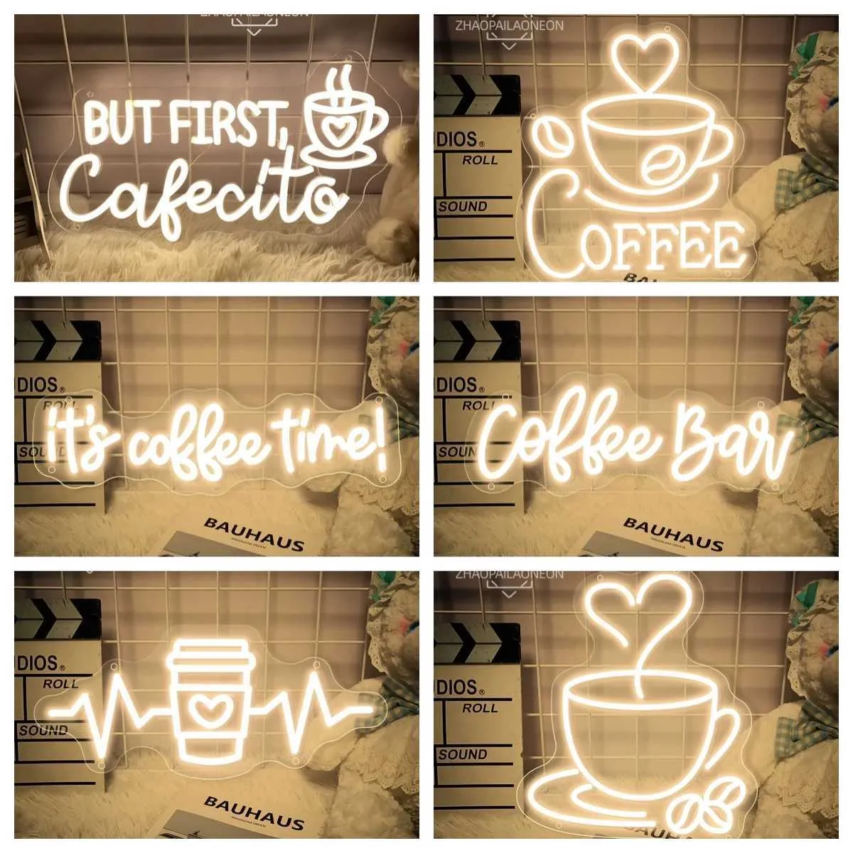 Coffee Neon LED Sign RGB Light Up Coffee Cup Sign,... From Muyang_li1 ...
