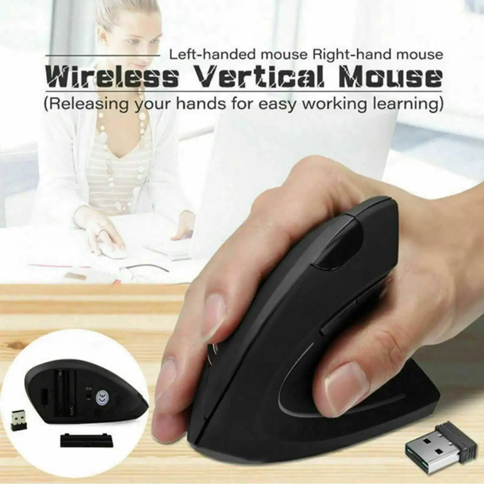 Fifth Generation Vertical Wireless Optical Mouse ... From Flies_like ...