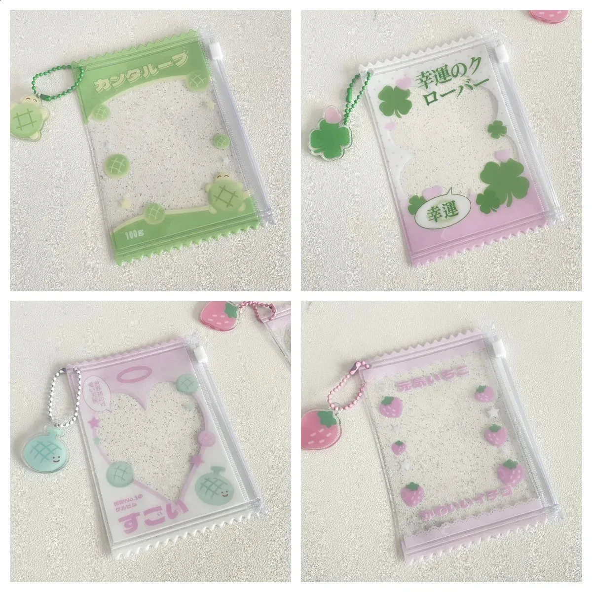 Cute Transparent Card Protector: Shiny Candy Bag Style - Shop Now! from ...