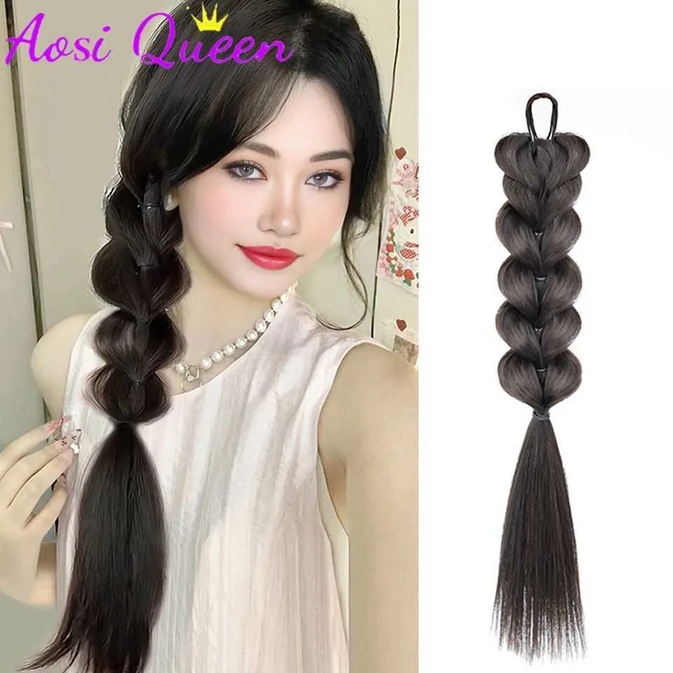 DHgate.com:Cartoon Bubble Braid Double Ponytail Rubber Band Wig Hair ...