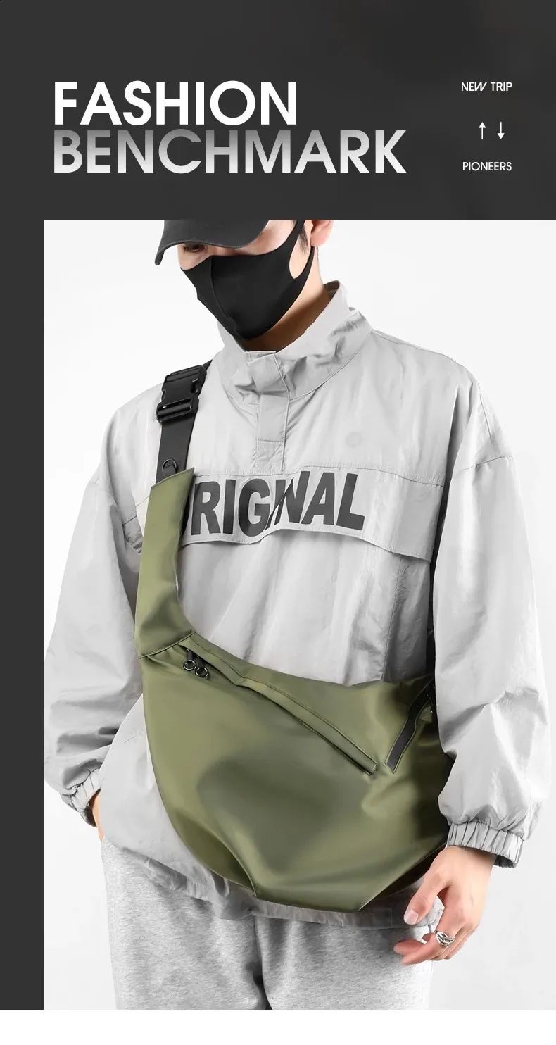 VC Minimalist Messenger Bag: Large Capacity, Waterproof, Lightweight ...