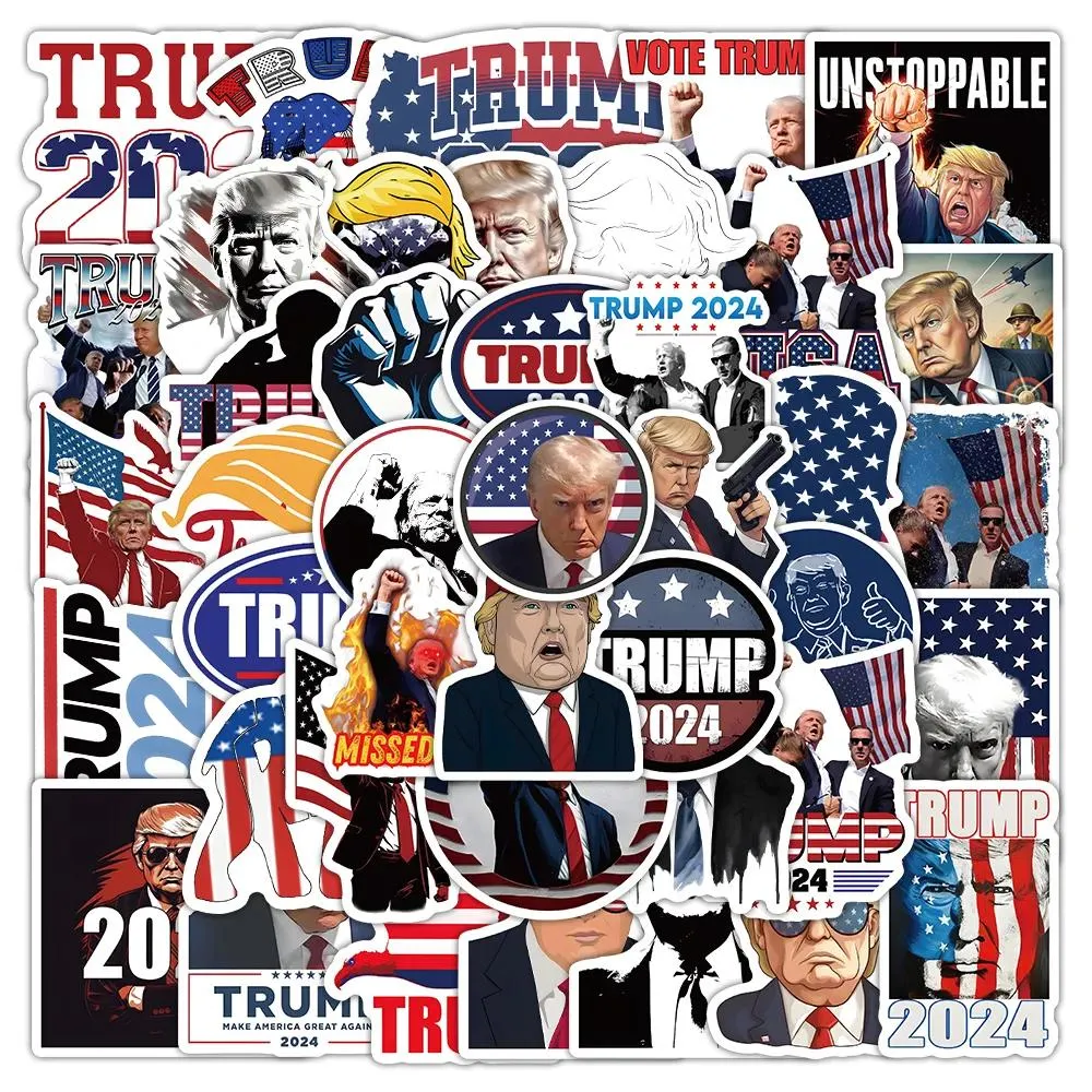 Customizable President Trump Graffiti Patriotic Decals For Car, Luggage ...
