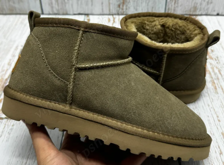 Tazz Tasman Australia Sheepskin Wool Furry Fluffy Sheepskin Slipper ...