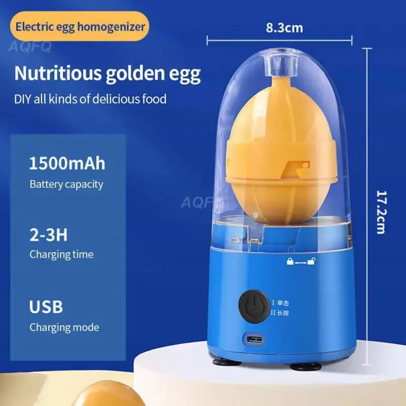 Portable 1500mAh Electric Microwave Eggs Scrambler With Sucker Ideal ...