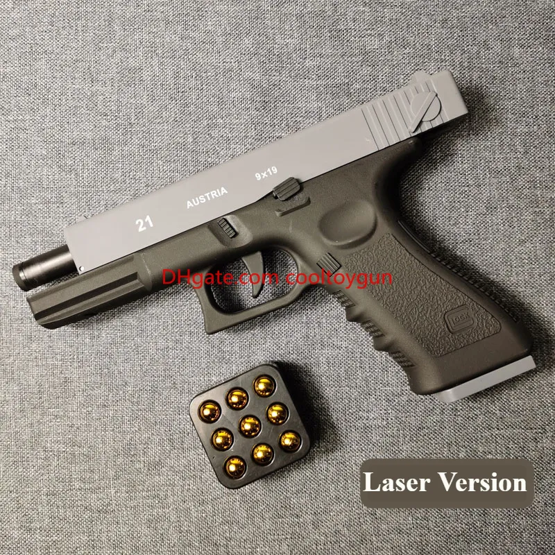 Automatic Shell Ejecting Toy Gun | Realistic Laser Pistol For Adults ...