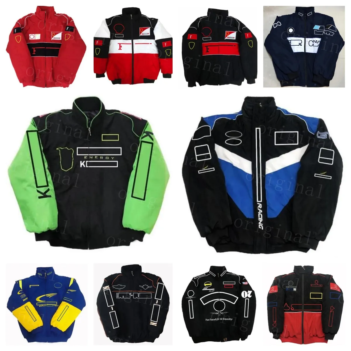 Mens Jackets F1 Formula 1 Racing Hoodies Designer Jacket Winter Car ...