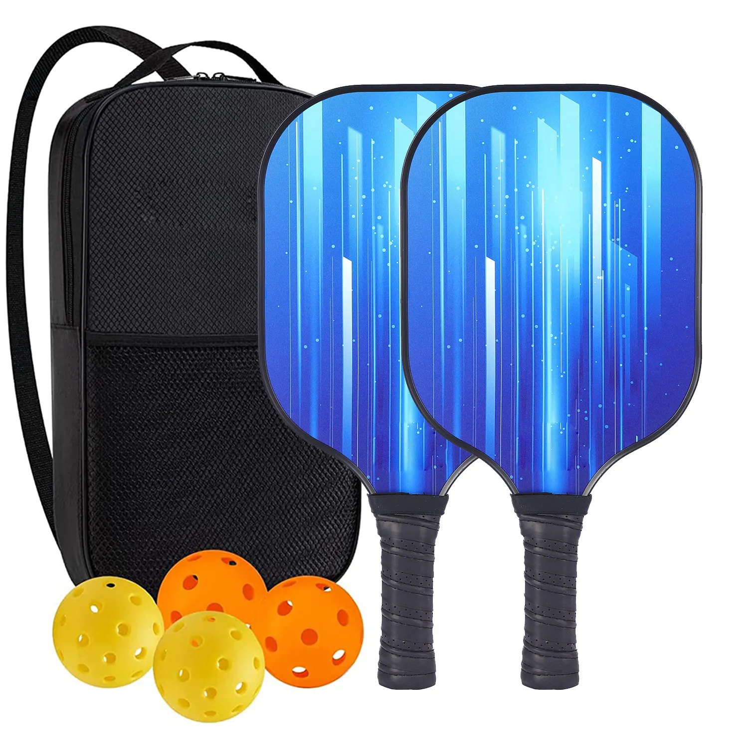 Premium Fiberglass Pickleball Paddle Set: Unleash Your Competitive Edge ...