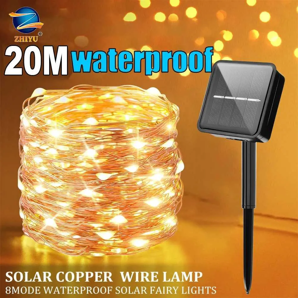 DHgate.com:Waterproof Copper Wire Solar Fairy Lights - Outdoor Garden ...