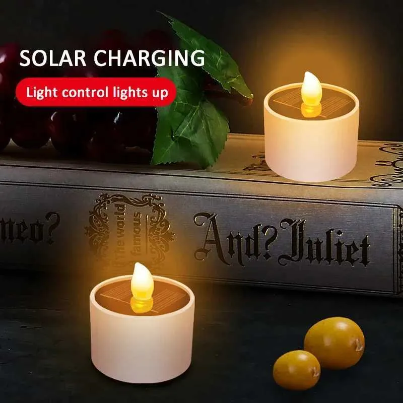 Solar Powered Candle Lanterns: Waterproof LED Lights for Outdoor Decor ...