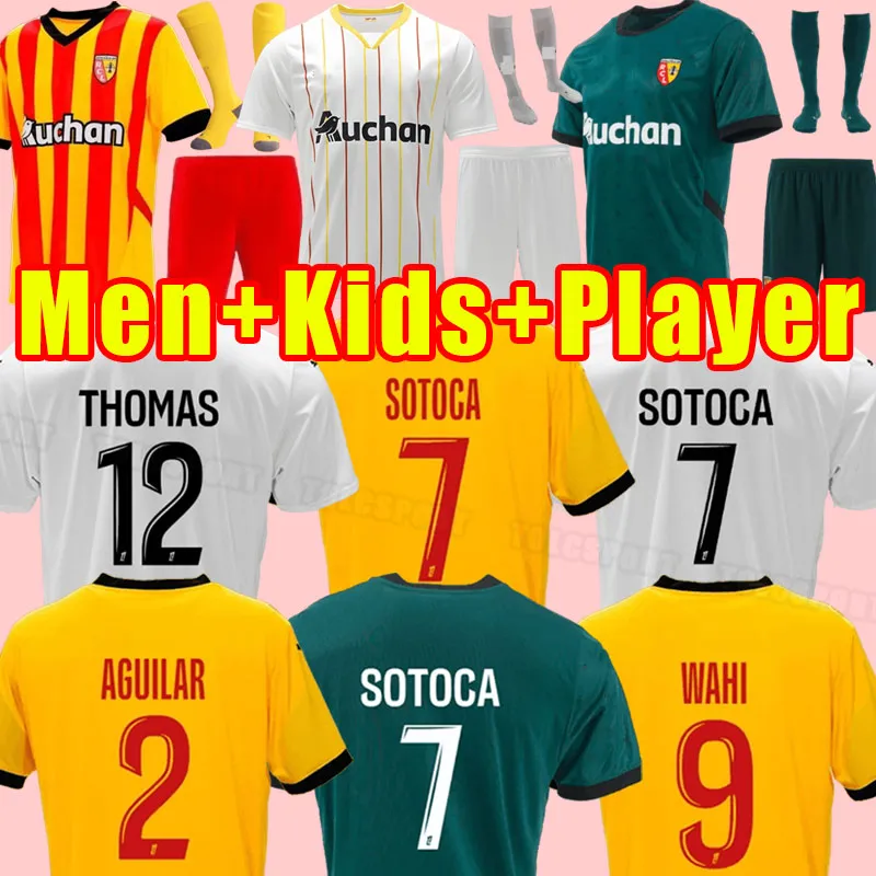 Premium RC Lens 22 23 Soccer Kits For Men, Women, And Kids Featuring ...