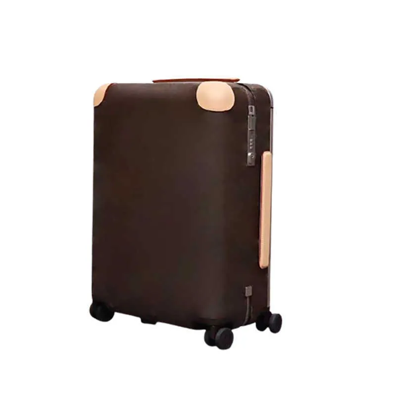Luxury Fashion Trunk: Designer Rolling Suitcase with Spinner Wheels ...