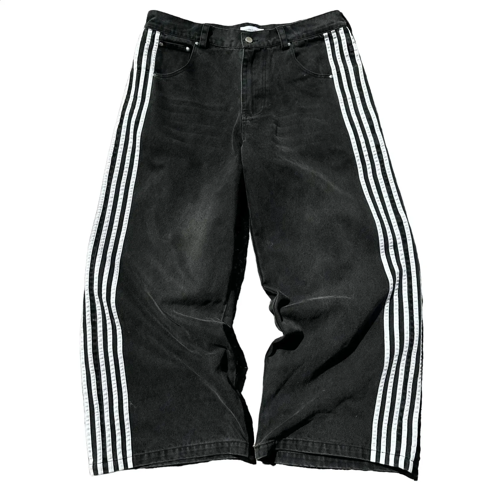HCW Vintage Embroidered Side Stripe Baggy baggy jeans for HCW Vintage Embroidered Side Stripe Baggy baggy jeans for