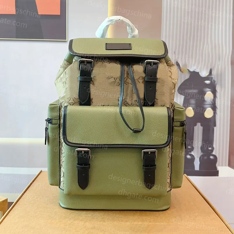 Premium Leather Men's Designer Backpack: Large Capacity, Multi-Pocket ...