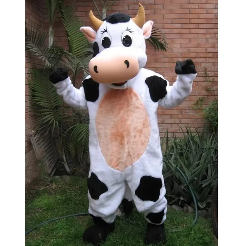 2025 Christmas Farm Drumder Cow Mascot Fursuit Costume For Cartoon ...