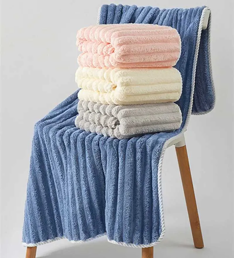 DHgate.com:Ultra-Soft Coral Velvet Bath Towel | Skin-Friendly, Water ...