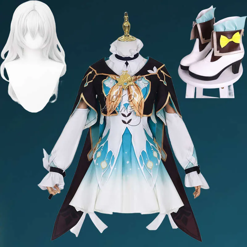 Authentichonkai Firefly Cosplay Uniform Set With Star Rail, Wig, And ...