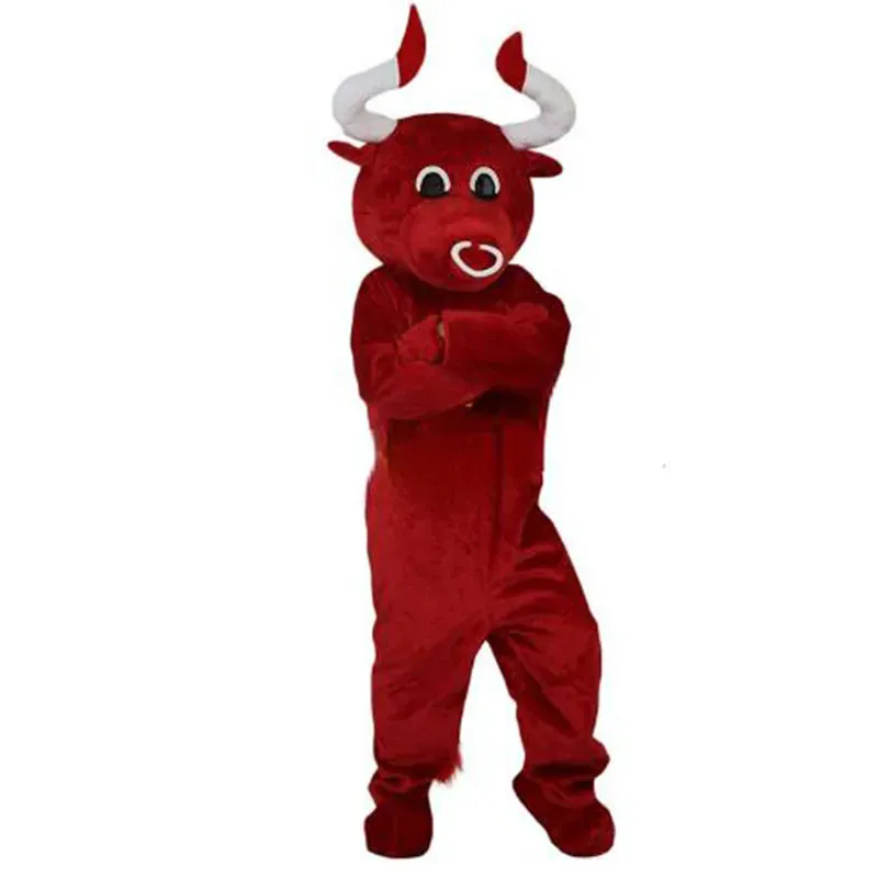2025 Halloween Bull Reindeer Mascot Cartoon Character Outfit For Adults ...