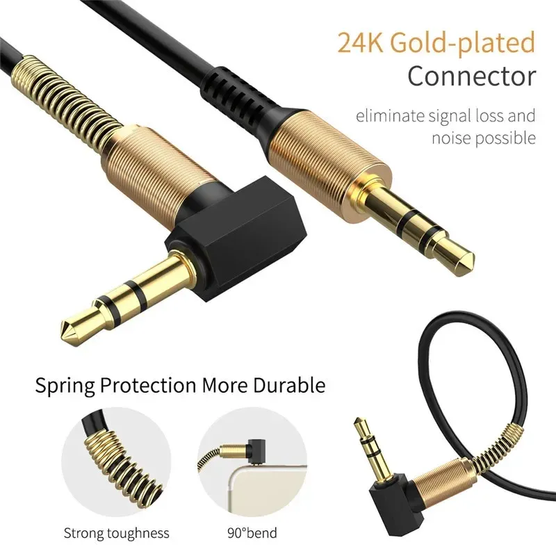 5 mm Audio Cable for Headphones: Aux Line for iPhone 6, Samsung Galaxy ...