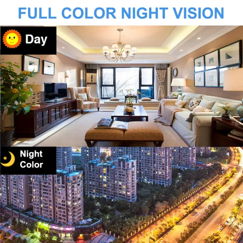5MP Full Color Night Vision Security Camera - Wired CCTV, Waterproof ...
