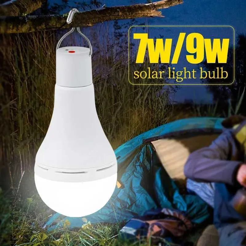 DHgate.com:Solar-Powered Waterproof LED Bulb: USB-Rechargeable, Perfect ...