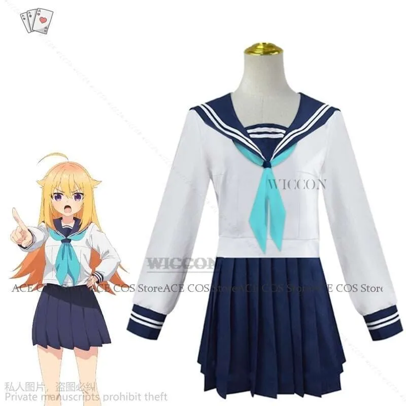 Shikanoko Noko Cosplay Costume Set Torako School Uniforms For Women ...
