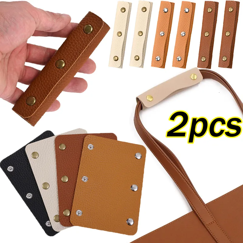 PU Leather Luggage Handle Wrap & Shoulder Strap Protective Suitcase Bag ...