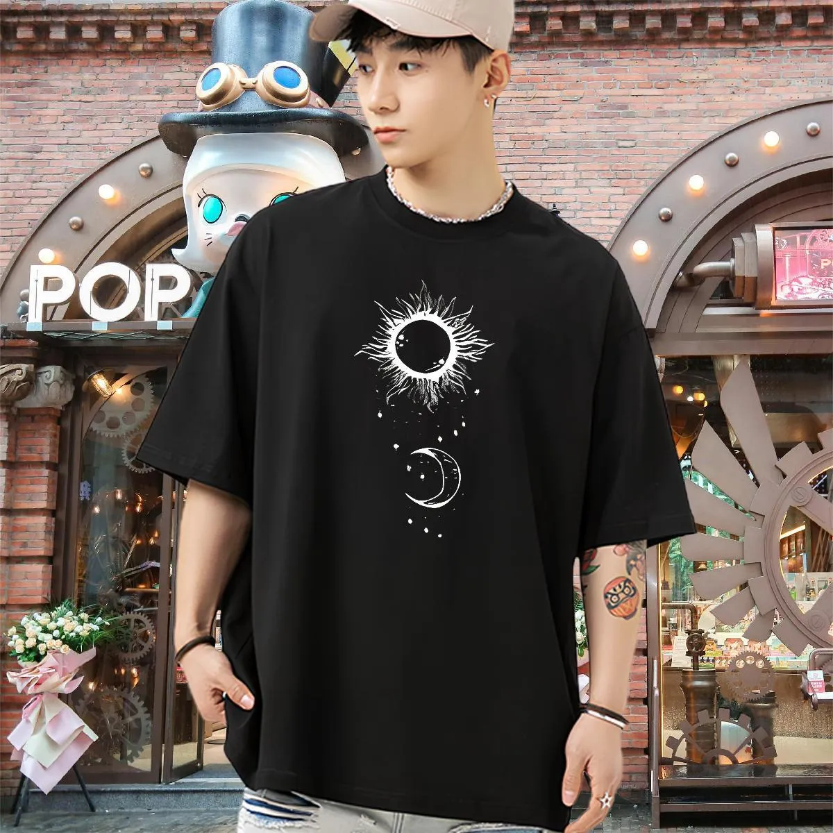 DHgate.com:Men's 230g 100% Cotton Breathable Skull Beach T-Shirts, Casual Short Sleeve Tee Tops ...