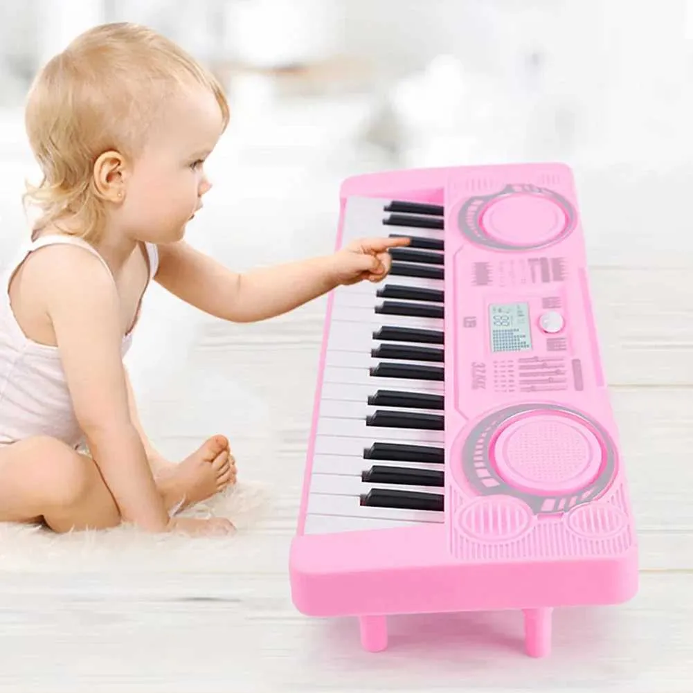 Digital Piano Childrens Education Toy Portable 37 Key Electronic Piano ...