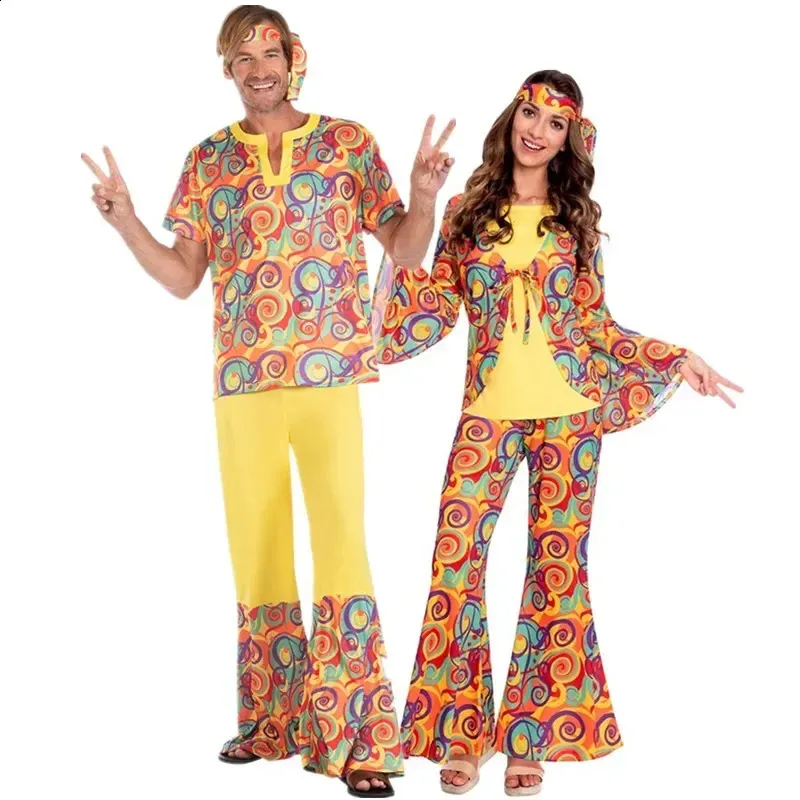Sexy Couples Halloween Costume Ideas: Retro 60s 70s Hippie Cosplay ...